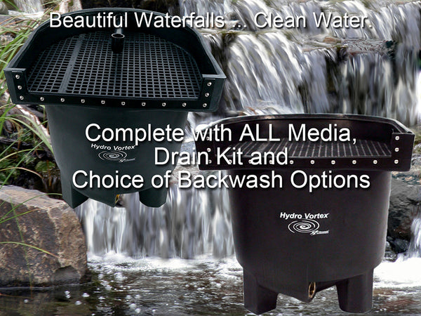 Large Waterfall Filter | Dolphin Hydro Vortex | Russell Watergardens